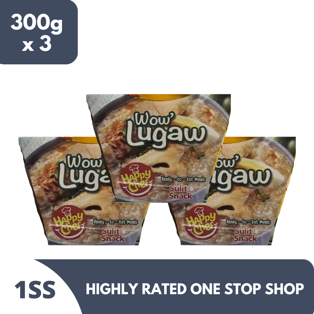 Happy Chef Wow Lugaw 300g x 3 | Lazada PH