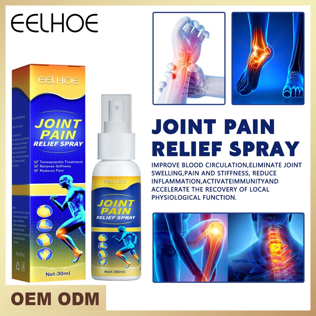 EELHOE Joint Pain Spray Relief Rheumatism Neck Muscle Massage Relax ...