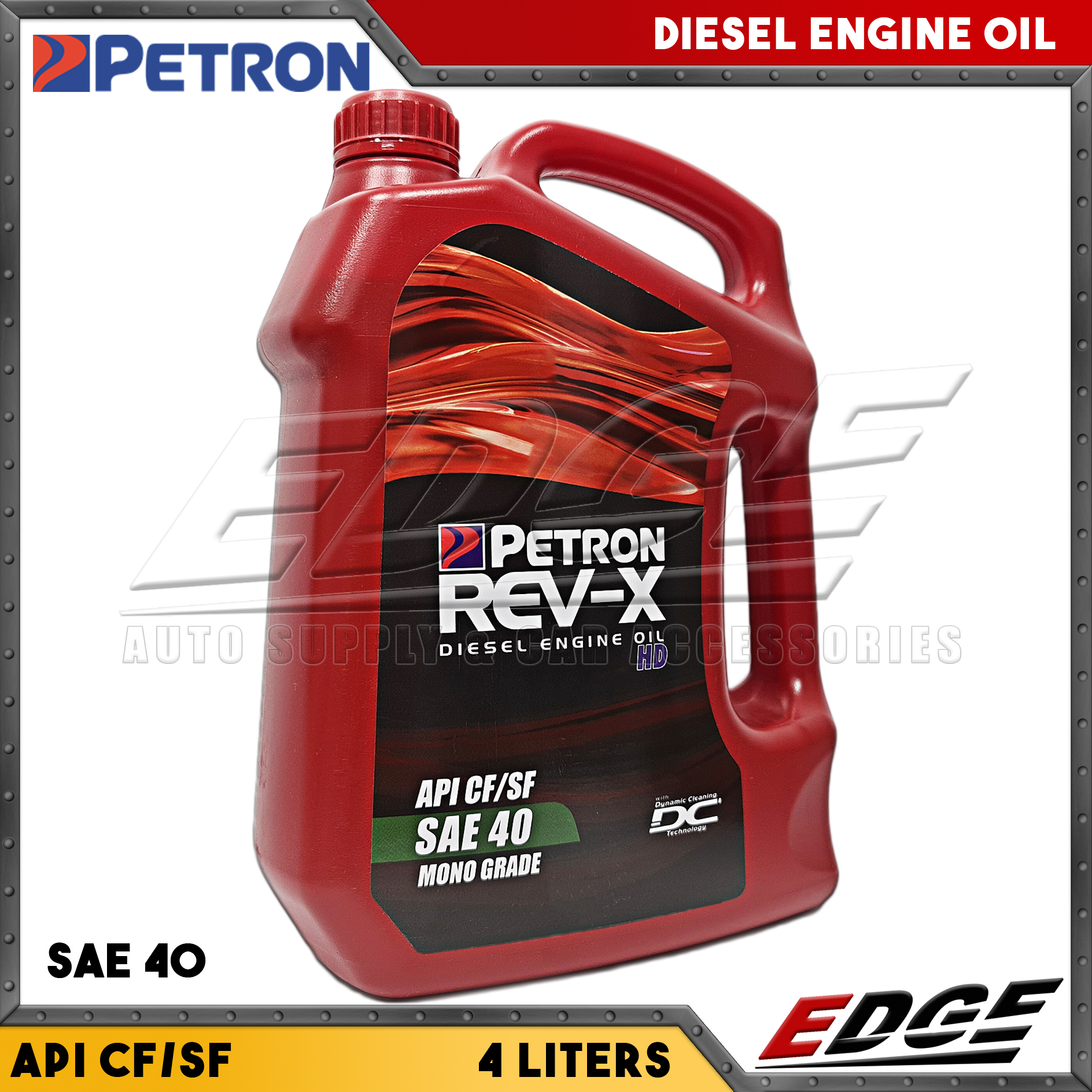 Petron REV-X HD Diesel Engine Oil SAE 40 API CF/SF 4L | Lazada PH