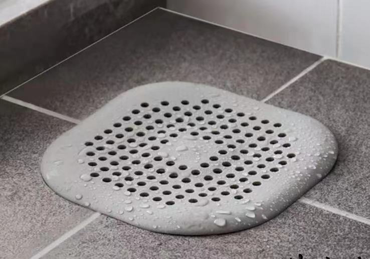 Silicone Drain Filter Square Drain Cover Sewer Strainer for Bathroom ...