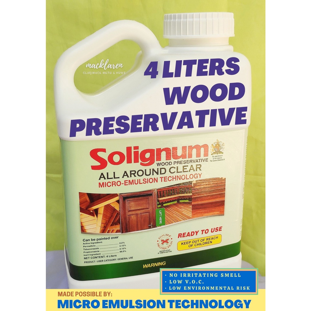 Solignum BROWN ️ 1 Gallon ️ Anti-Termite Anay Amag Borers Bukbok ️ ...