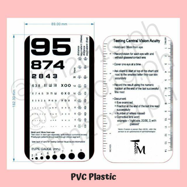 Rosenbaum Pocket Eye Chart Printable Pdf - Infoupdate.org