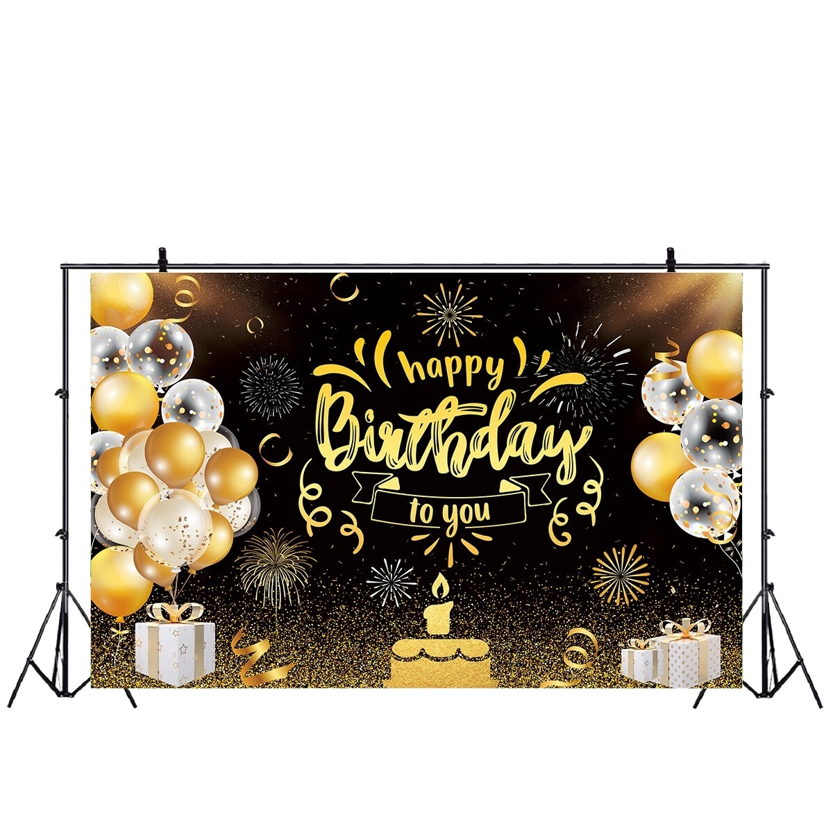 160x90cm Happy Birthday backdrop decorations backdrop cloth party ...