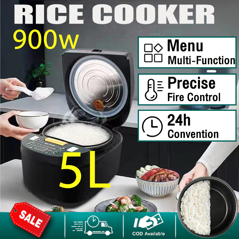Multifunctional rice cooker 5L capacity non-stick pan liner Timing suitable for: 5-6 people 900 ...