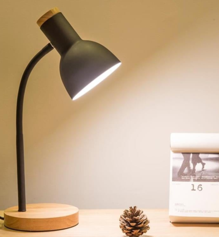 Modern Nordic Style Floor Lamp LED Bedside Stand Shade Light Standing ...