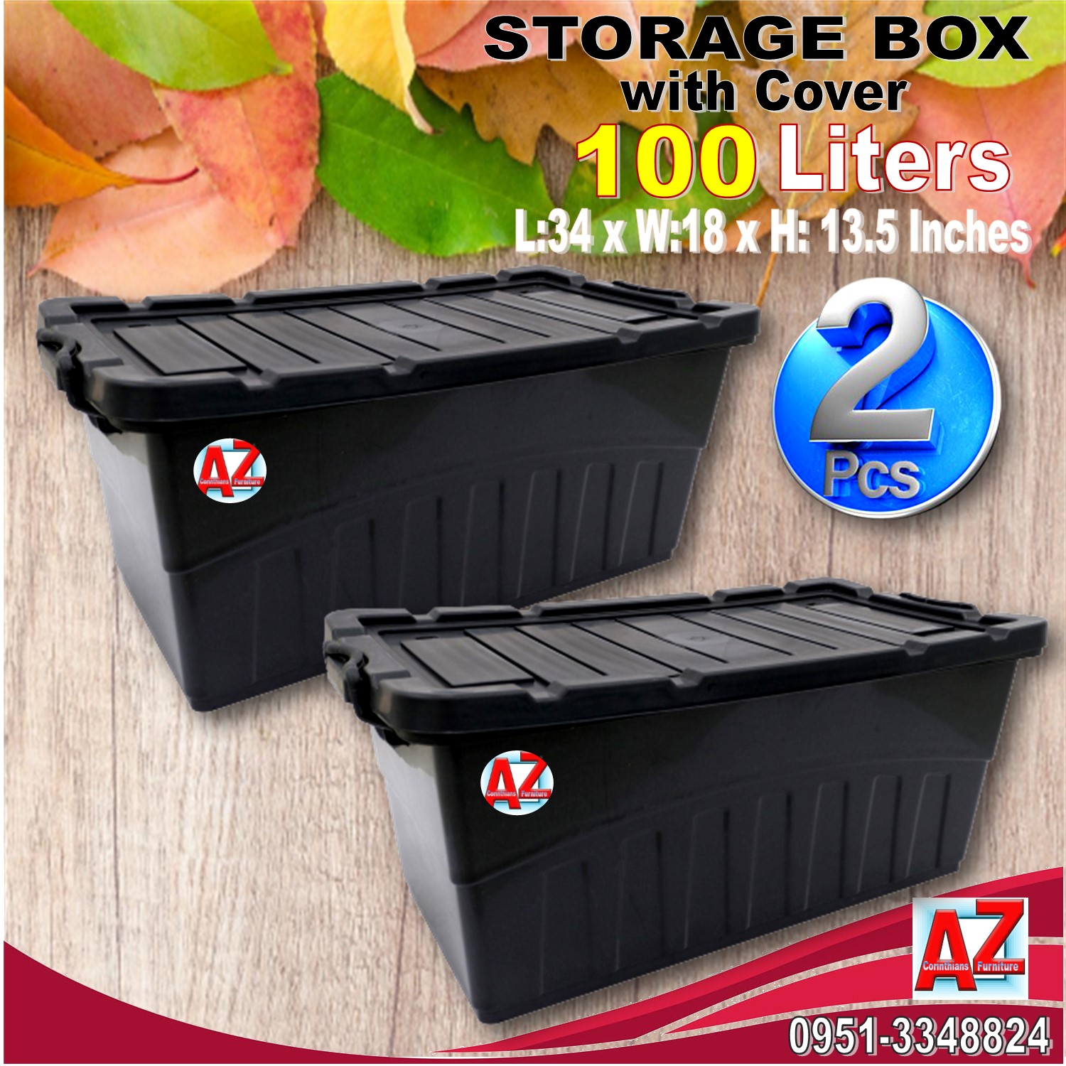 rectangular deco box 100 liters, Storage box, multi purpose storage ...