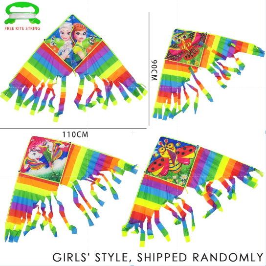 Free string kites for adults big,kite for kids with string,long tail ...