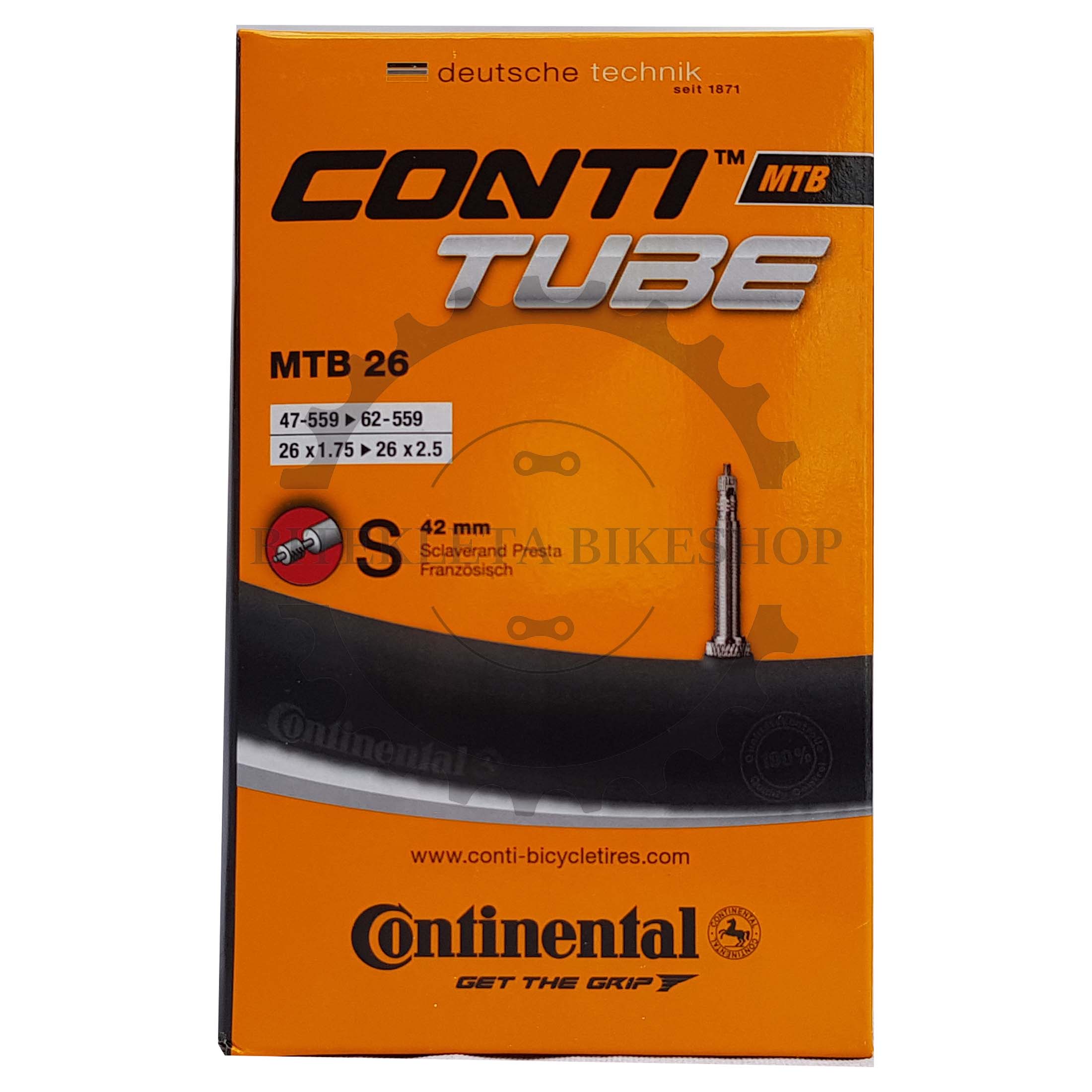 Continental MTB Inner Tube Mountain Inner Tube 26'' 29'', 50% OFF