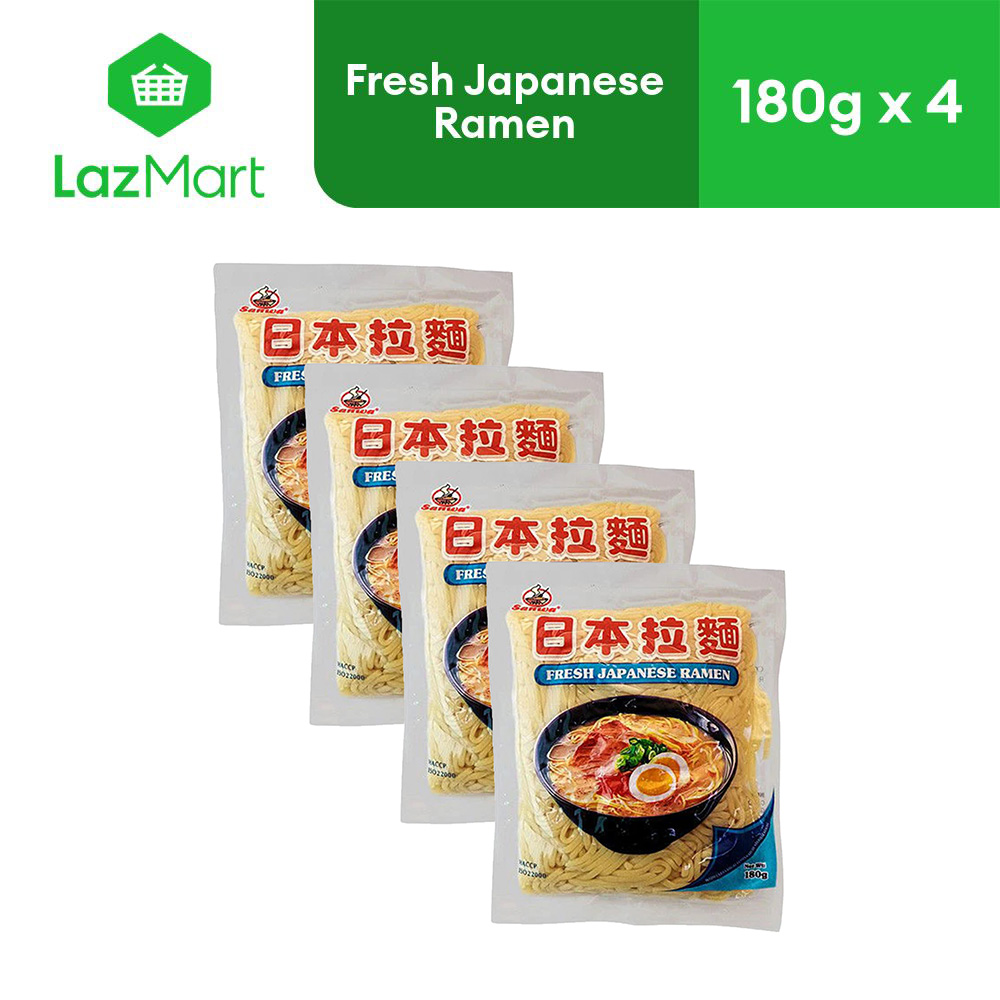 Sanwa Fresh Japanese Ramen 180g - Pack of 4 | Lazada PH
