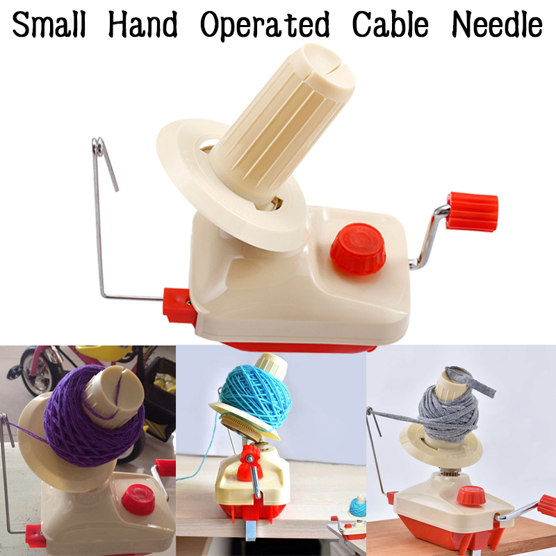 Small Hand Operated Cable Needle Wool Winding Machine In Box Swift Yarn ...