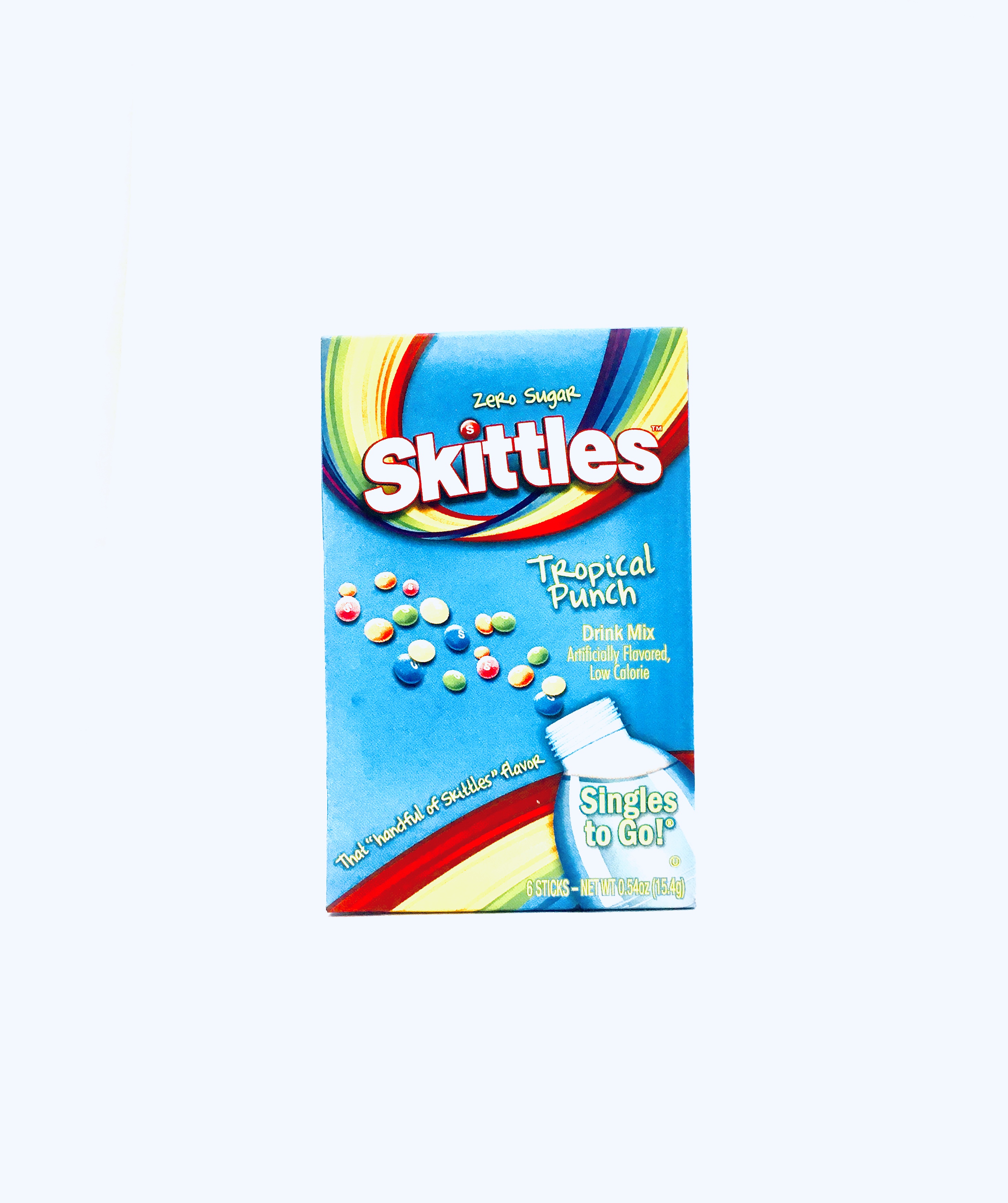SKITTLES ZERO SUGAR ( TROPICAL PUNCH ) 6 Sticks (15.4 g) expiry date 5/ ...