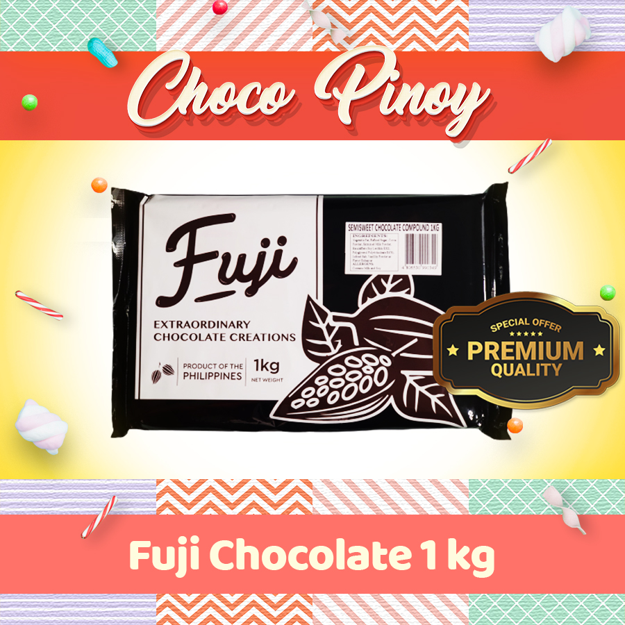 Choco Pinoy Fuji Chocolate Block Dark Bittersweet 1kg | Lazada PH