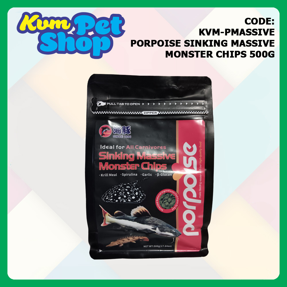 Porpoise Sinking Massive Monster Chip Fish Food 500g Ideal for All ...