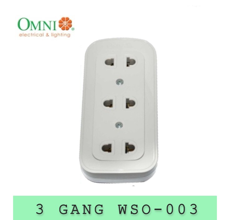 OMNI SURFACE CONVENIENCE OUTLET WS0-001/ WSO-002 / WSO-003 | Lazada PH