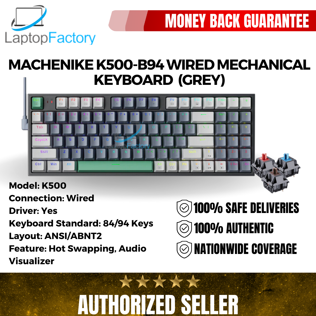 Machenike K500-B94 Wired Mechanical Keyboard | Lazada PH