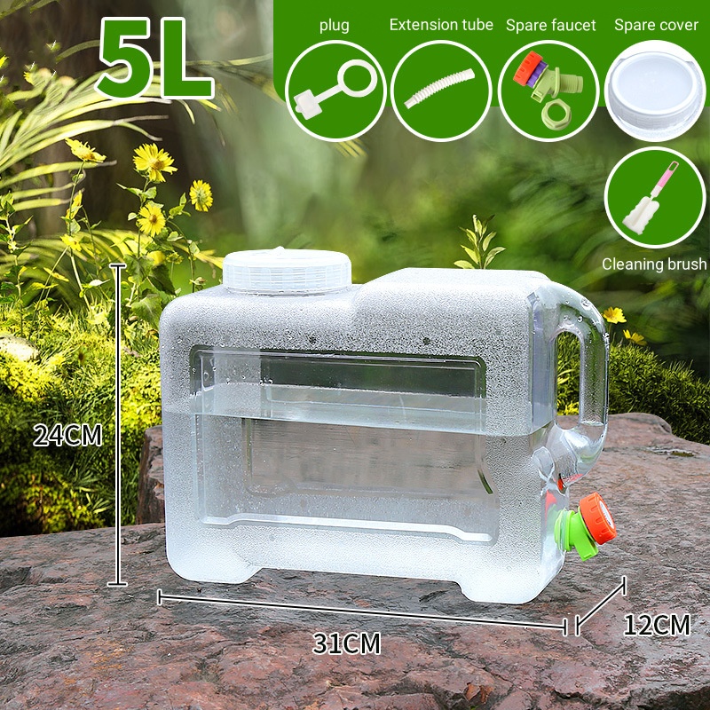 Portable food grade water container 5L/10L/15L with faucet for camping and picnic driving ...