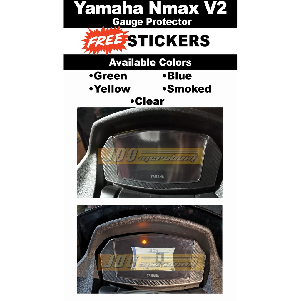 The New Nmax V2 Gauge Protector with free stickers | Lazada PH