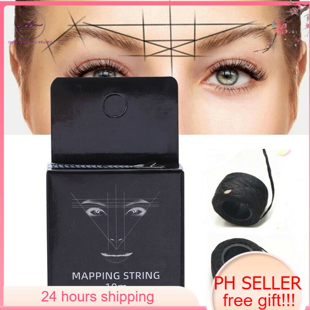 ONABELLA Pre-Inked Mapping Strings Eyebrow Microblading Positioning ...