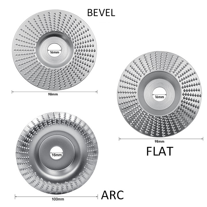 3pcs Set Wood Grinding Wheel Rotary Disc Sanding Wood Carving Tool ...