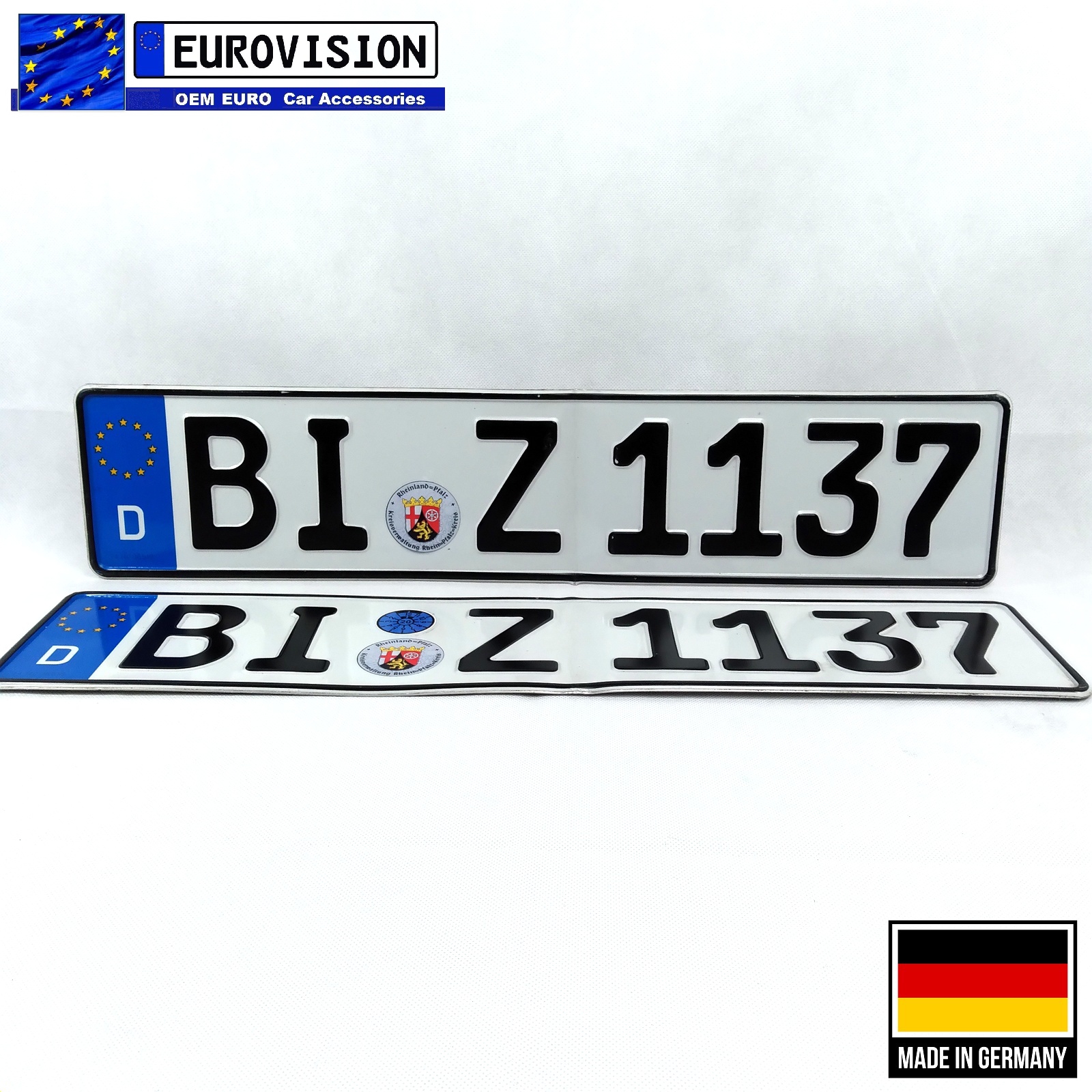 Euro Plates from Germany - 2 Pcs - Used Europlates Ending 7 | Lazada PH