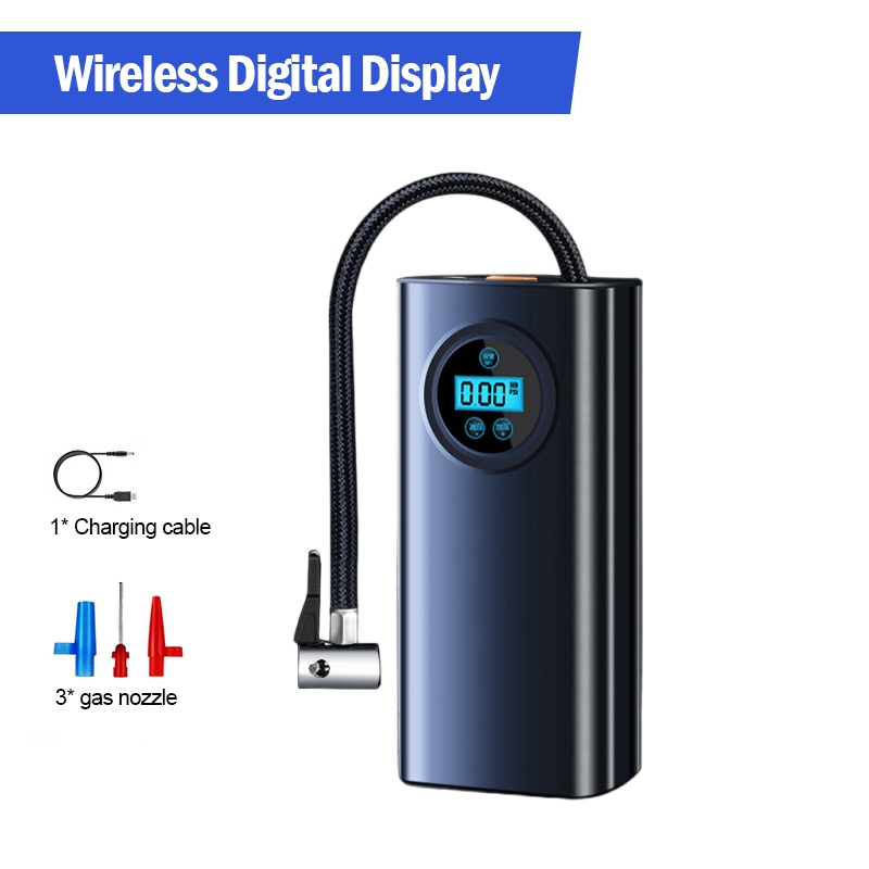 3 in 1 Portable Car Tire inflator wireless Air Pump Portable ...