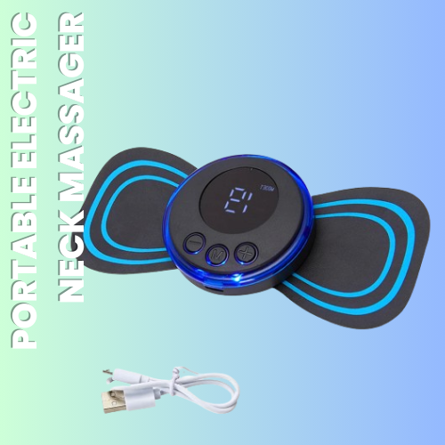 2pcs Portable Rechargeable Electrical Pulse Massager 6 Modes and 15 ...