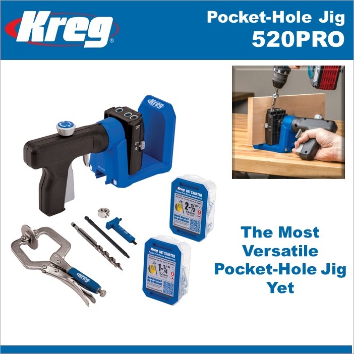 Kreg Pocket Hole Jig 520 Pro, Pocket-Hole Jig 520PRO - KPHJ520PRO ...