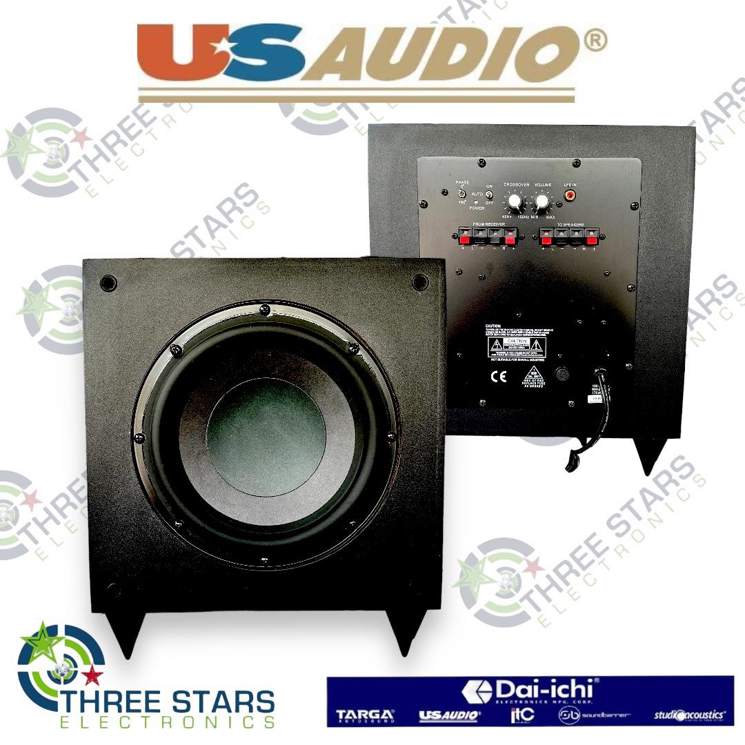 Us Audio US-802C 8 inch Active Subwoofer 150 to 200 Watts Max | Lazada PH