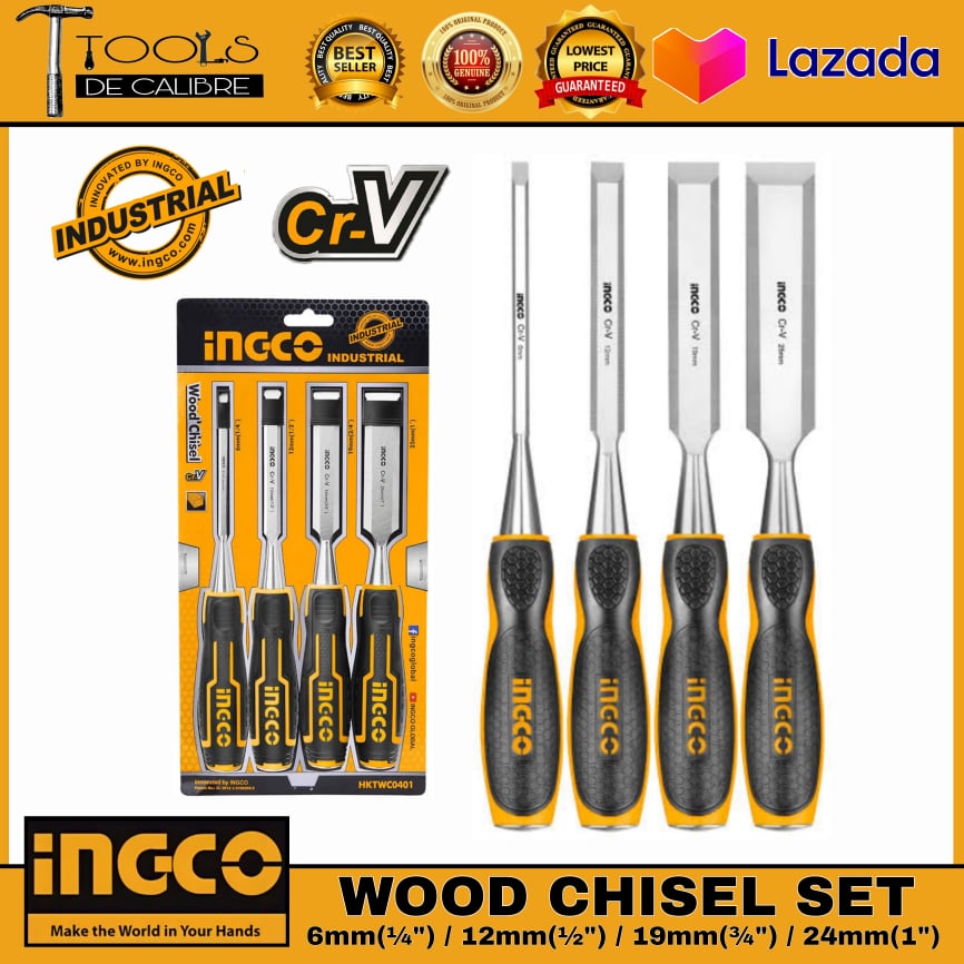 INGCO Wood Chisel Set (HKTWC0401) | Lazada PH