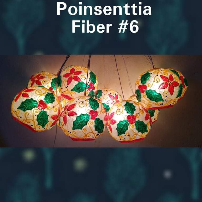 FIBER BALLS POINSETTIA 10pcs balls per set | Lazada PH