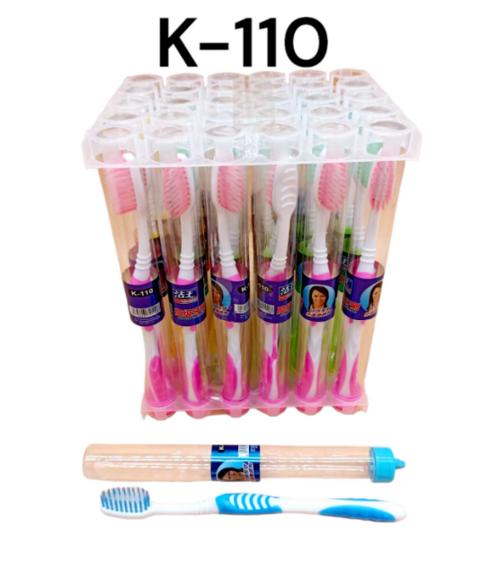 K-110 soft toothbrush with case sold per piece. | Lazada PH