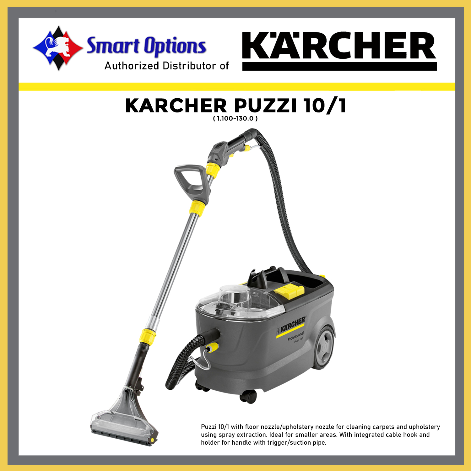 KARCHER PUZZI 10/1 CLEANING CARPET AND UPHOLSTERY 1.100-130.0 | Lazada PH