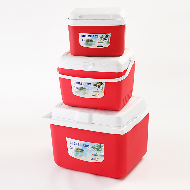 SL Mega 3pcs/Set Cool Boxes Portable Plastic Cooler Box, Camping Ice ...