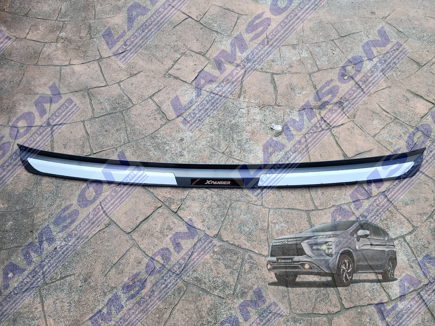 Mitsubishi Xpander 2023 Rear Step Sill Bumper Protection Plate | Lazada PH