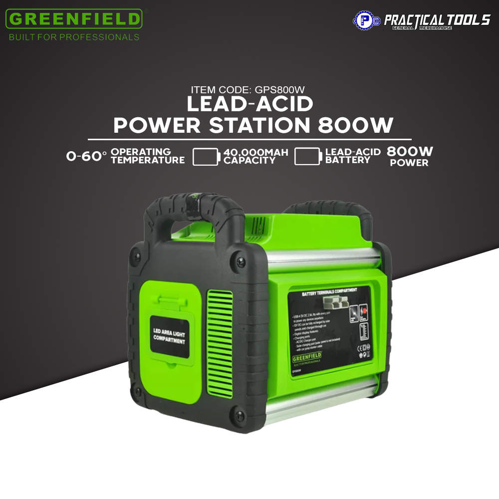 GREENFIELD Portable Power Station 800W GPS800W | Lazada PH
