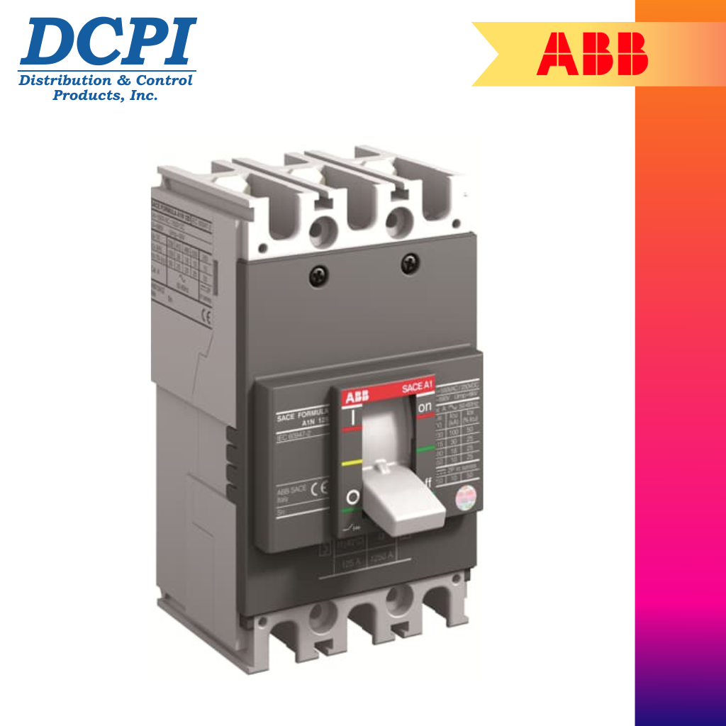 ABB Moulded Case Circuit Breaker SACE Formula Series - 3 Pole (A1N 125 ...