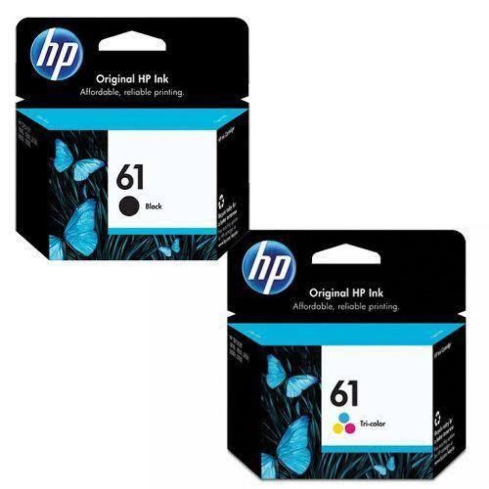HP 61 Tri-color and black Original Ink Cartridge(CH562WA) | Lazada PH