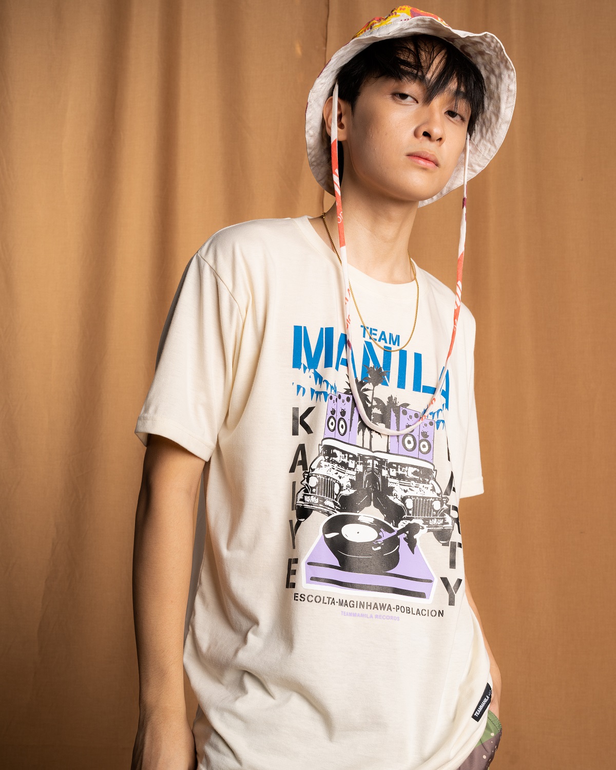 TEAM MANILA BLOCK PARTY TSHIRT (CREAM) | Lazada PH