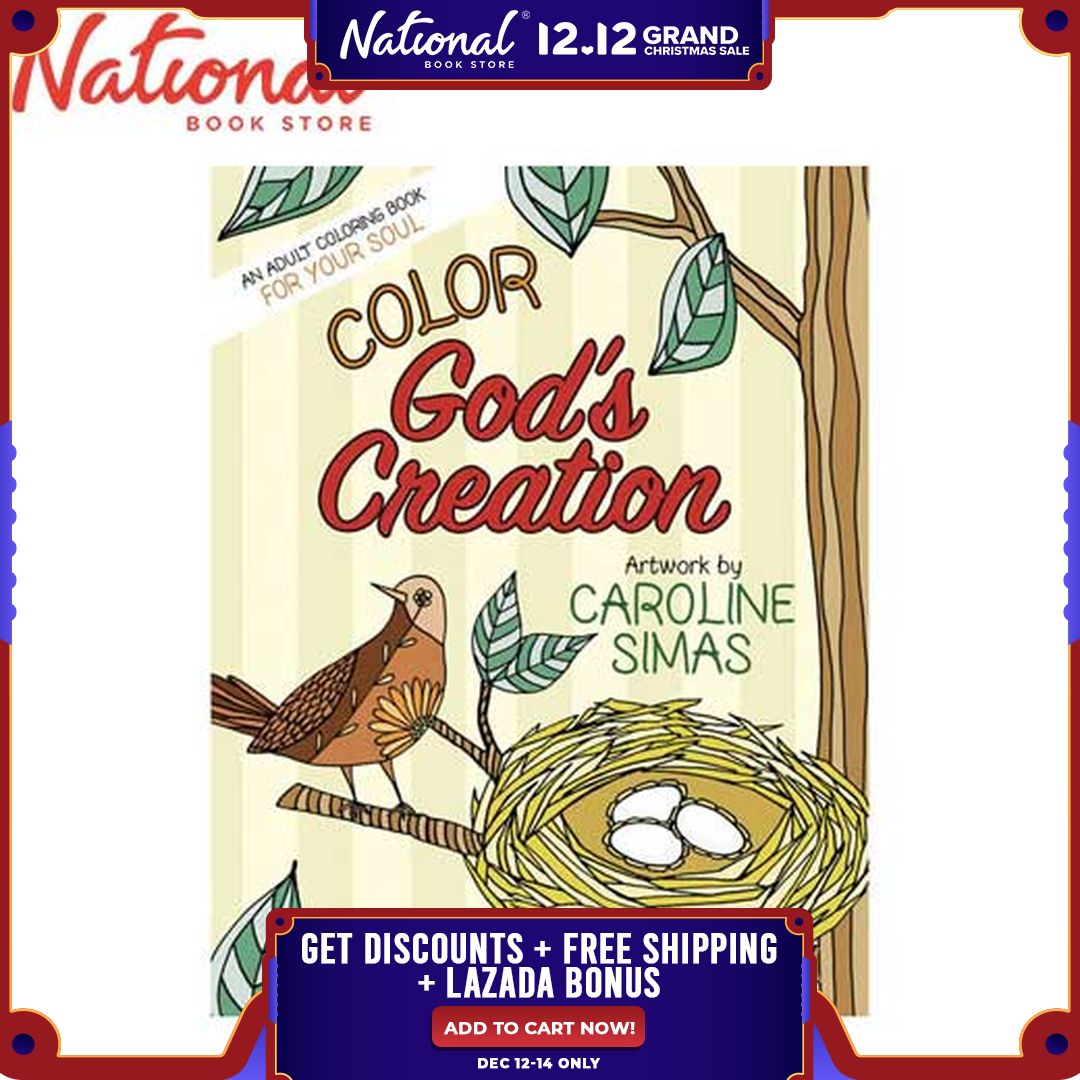 Color God'S Creation Adult Coloring Book By Caroline Simas - Trade ...