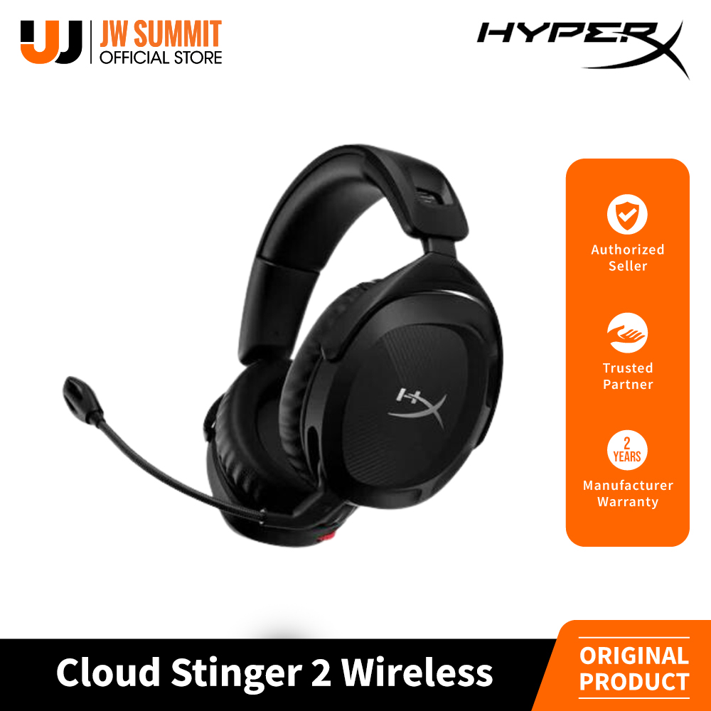 HyperX Cloud Stinger 2 Noise-Canceling Mic Bi-directional Over-Ear ...