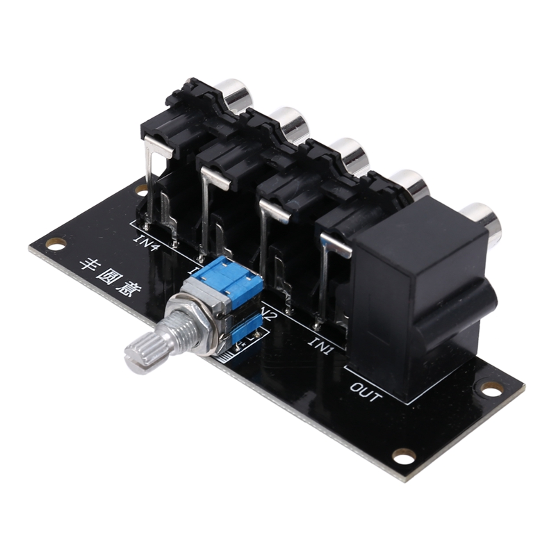Audio Signal Switch Input Selection Board RCA 4 Ways Audio Source ...