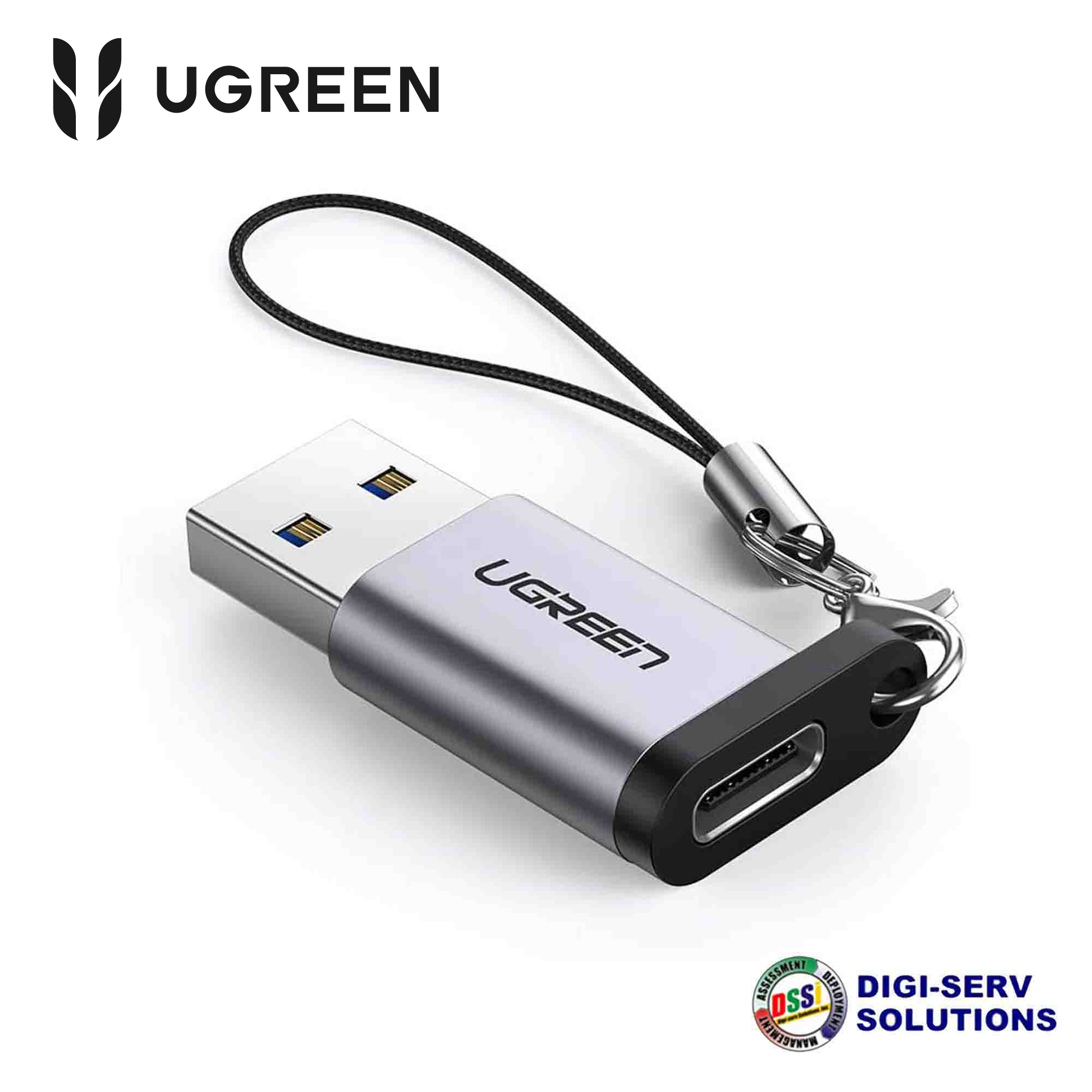 UGREEN 50533 USB 3.0 to USB-C Adapter (Gray) | Lazada PH