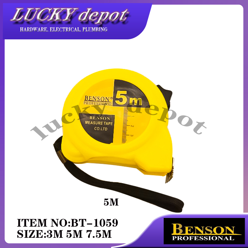 BENSON 3mtrs/5mtrs/7.5mtrs. Metro Steel Tape Measure | Lazada PH