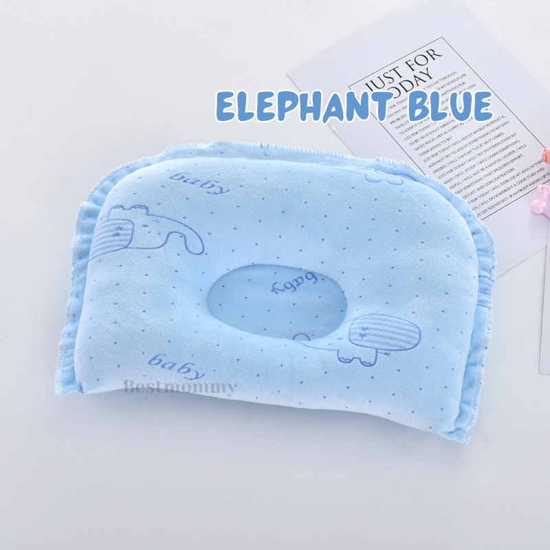 BESTMOMMY Baby Positioning Pillow Prevent Flat Head Sleeping Support ...