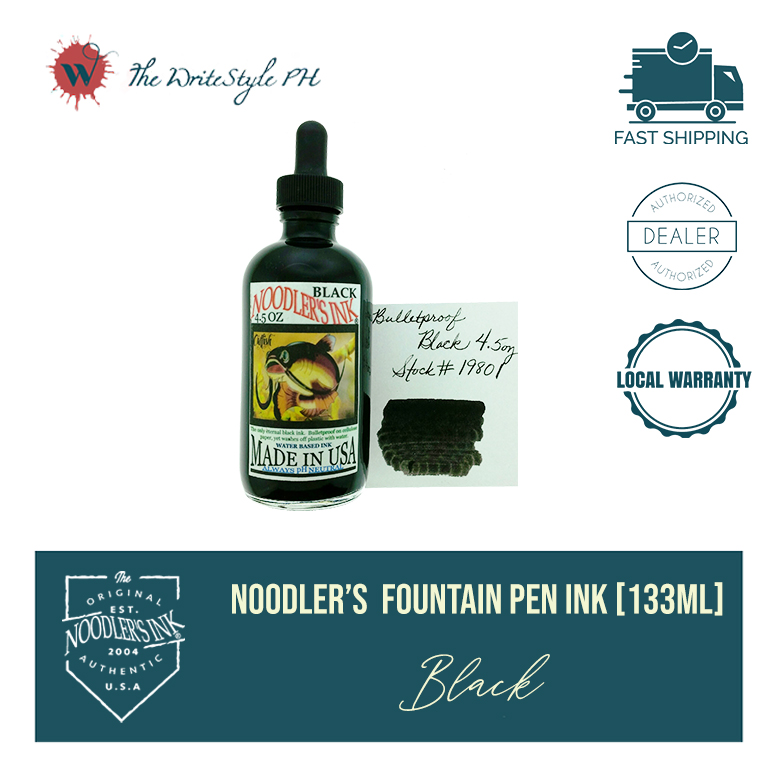 Noodler's Fountain Pen Ink [Black] 4.5oz | Lazada PH