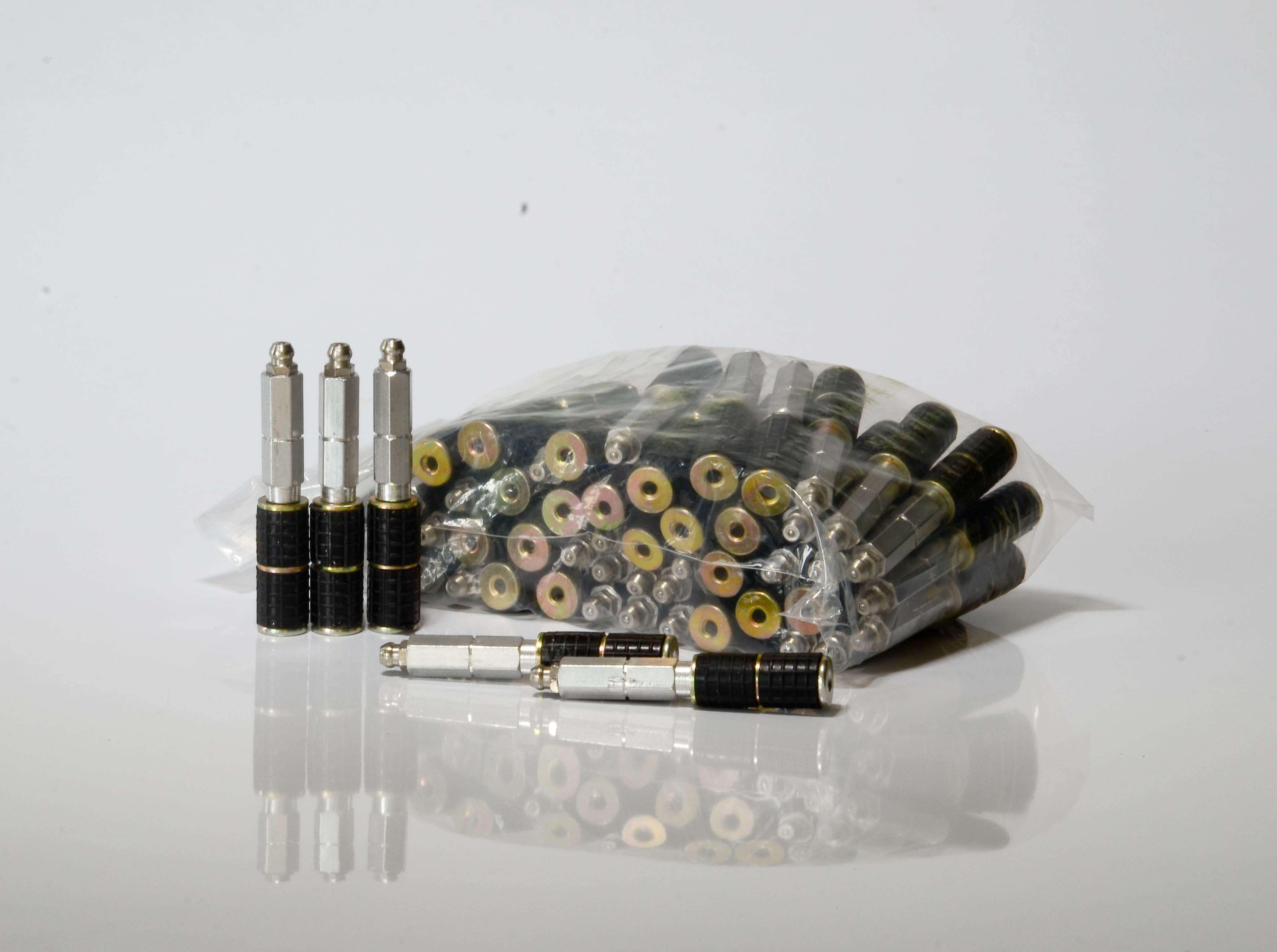 Aluminum injection packers / injection port 13x100mm for epoxy ...