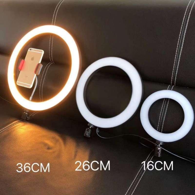 (Without Tripod Stand)Circular Ring Light 16cm26cm36cm Dimmable LED ...