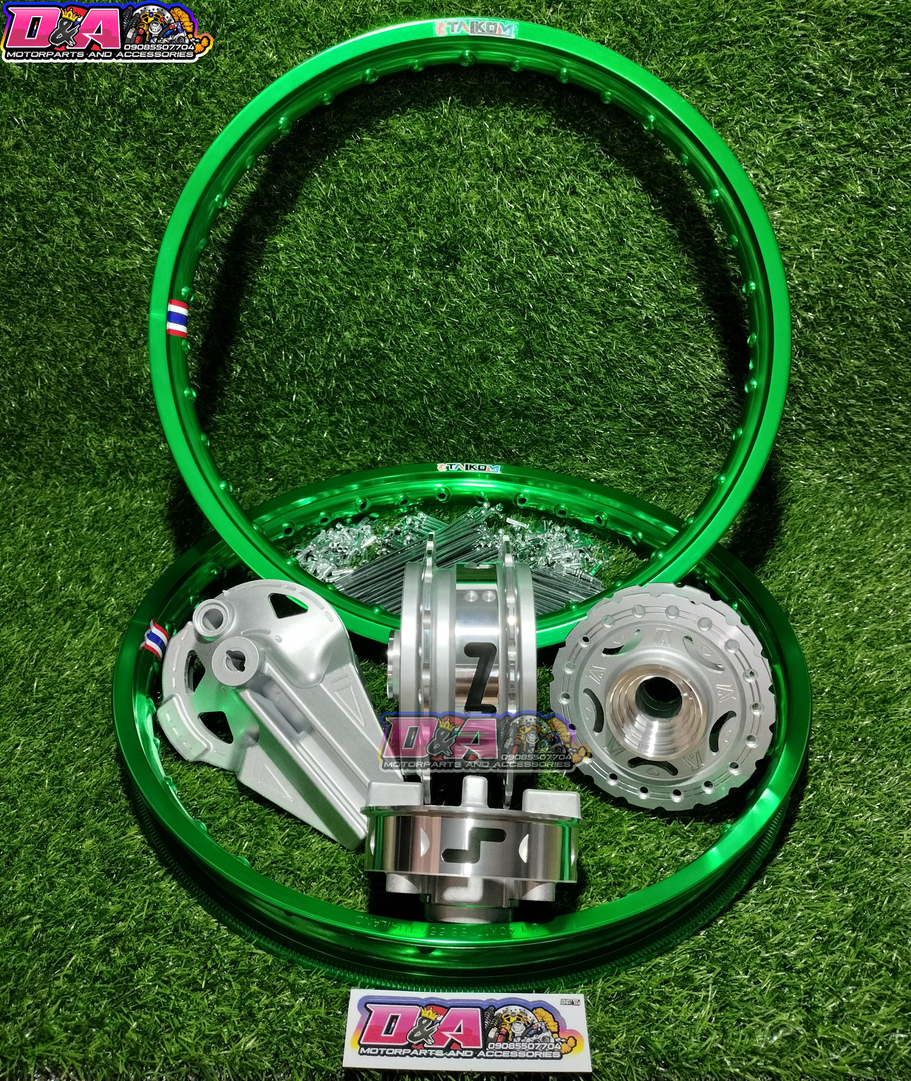 RIM SET 17s YASAKI LIGHTEN HUB SET (ARIETE) GEAR TYPE FOR HONDA WAVE ...