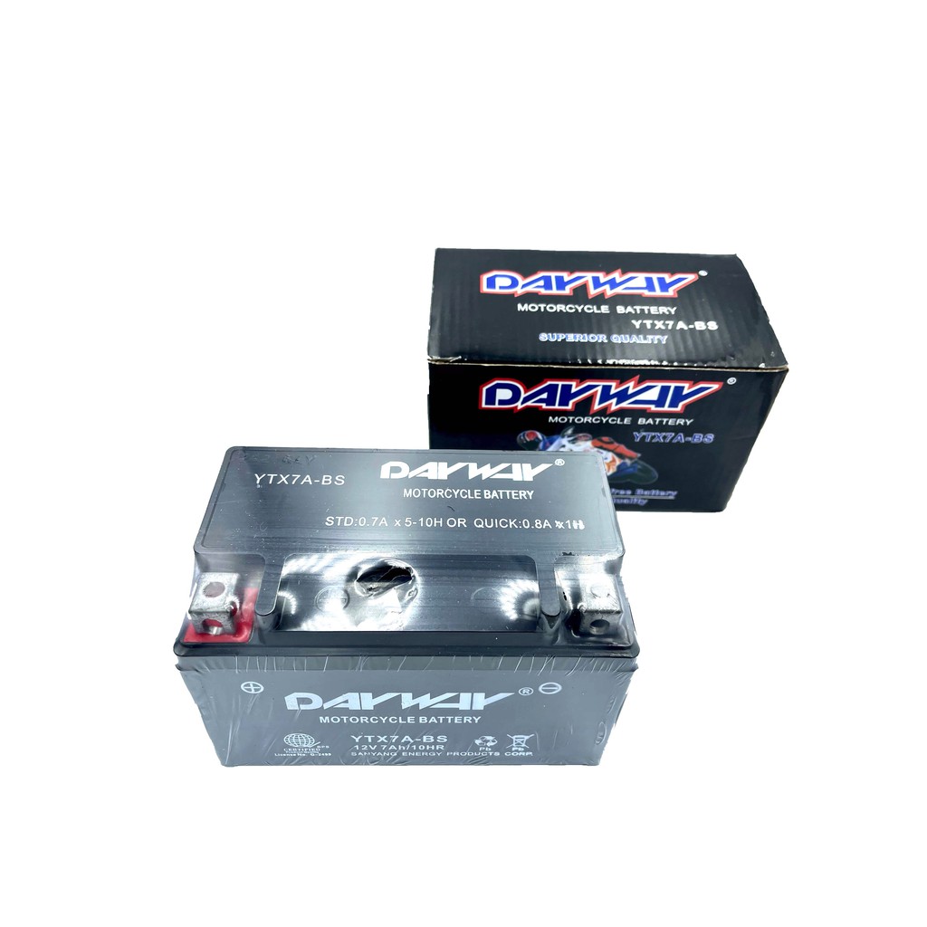 [HSKAI] Motorcycle Dayway Battery 7L / 7A Original | Lazada PH