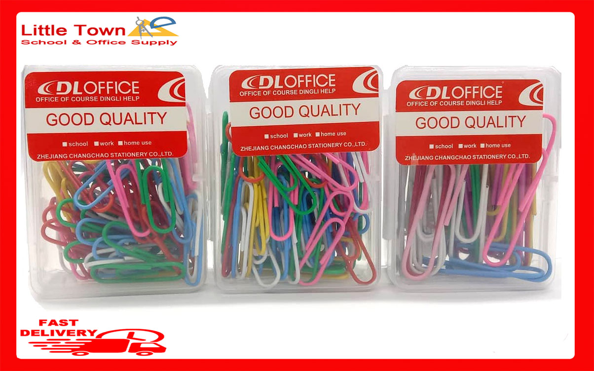 50mm/28mm/33mm Paper Clips Color Coated Paperclip | Lazada PH